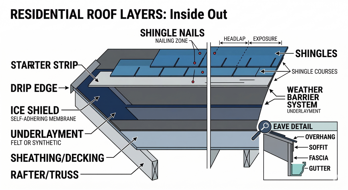 Roof Anatomy: Every Part of a Roof Explained with Diagrams | Roofs Wiki
